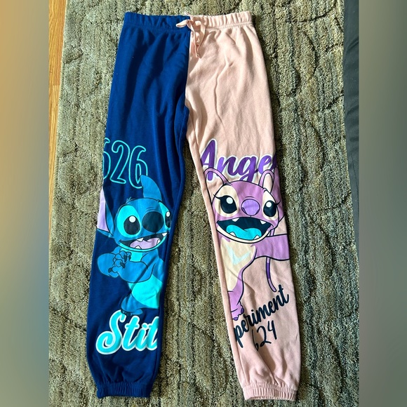 Disney | Bottoms | Stitch And Angel Sweatpants | Poshmark